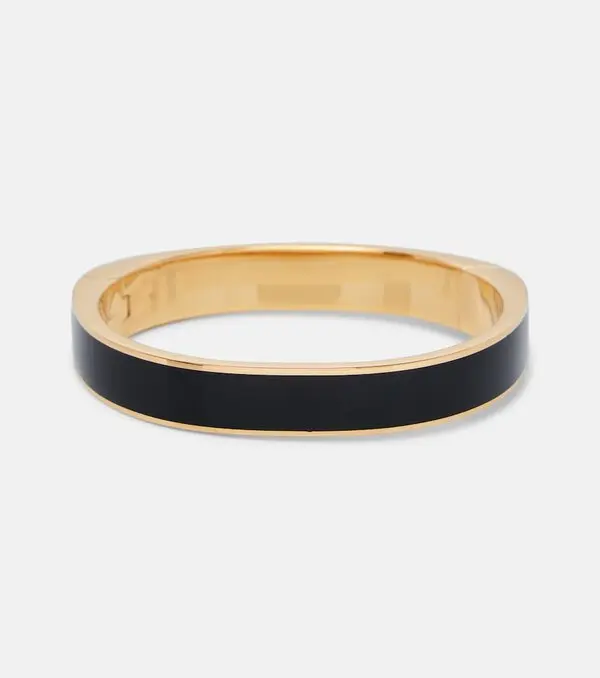 TOTEME Signature Enamel Gold-plated Bangle