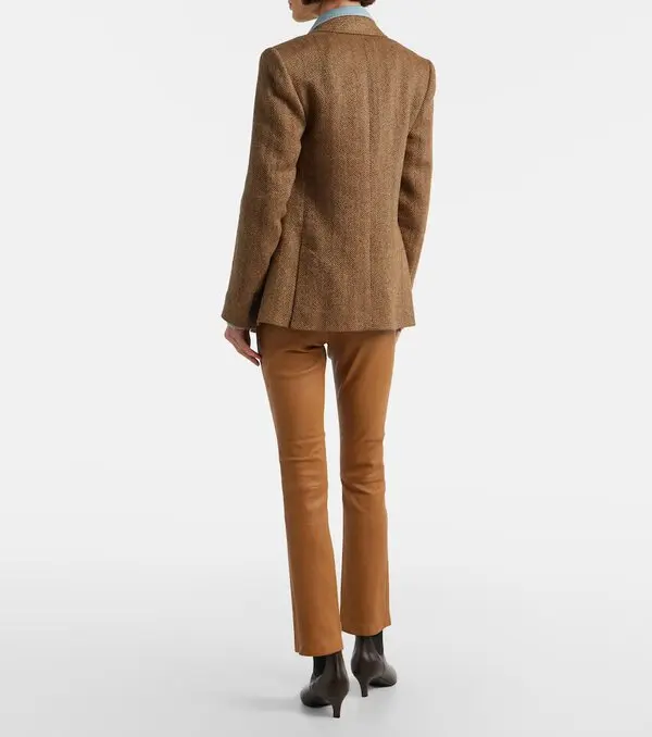 Stouls Jp Twenty Leather Slim Pants - Beige