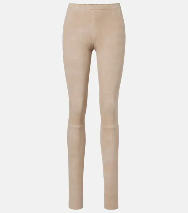 Stouls Carolyn Suede Leggings - Beige