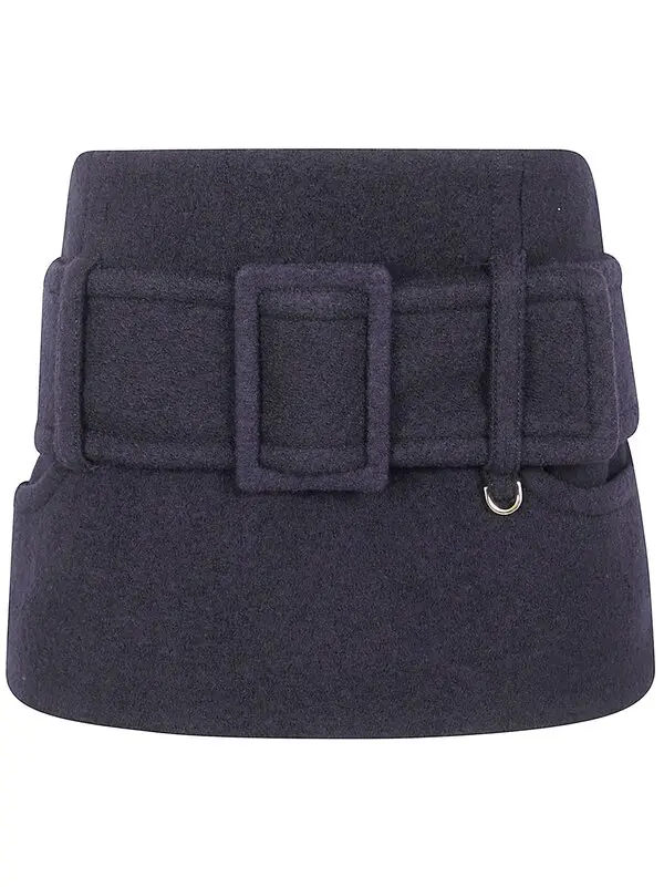 PATOU Belted Mini Skirt