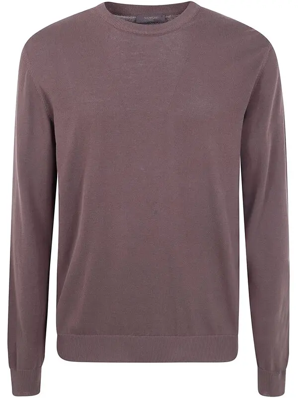 ZANONE Slim Fit Sweater - Brown