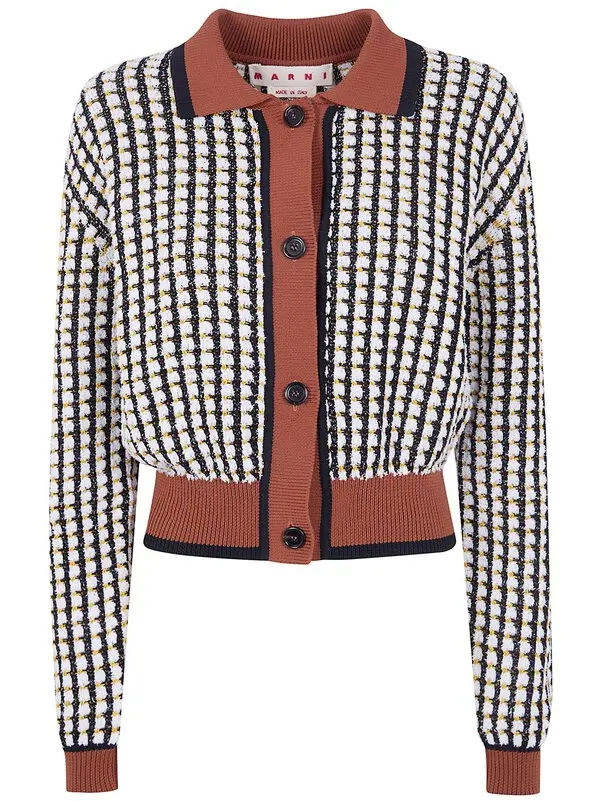 Marni Knit Cardigan - White
