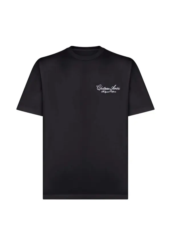 Amiri Chateau Script' Tee - Black