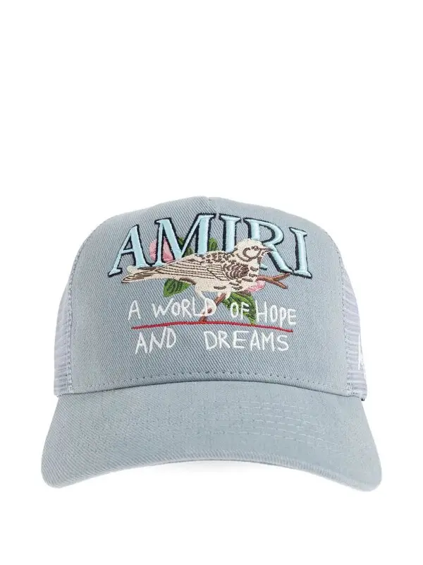 Amiri Hope And Dreams" Trucker Hat - Gray