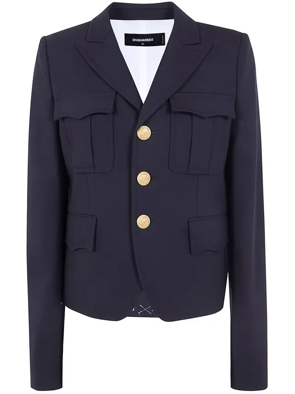 Dsquared2 Uniform Jacket - Black