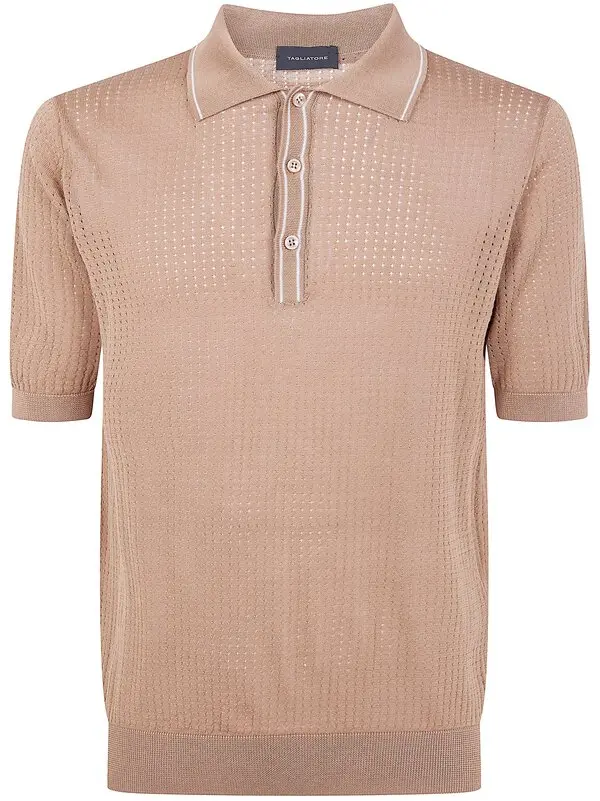 Tagliatore Classic Polo Shirt - Brown