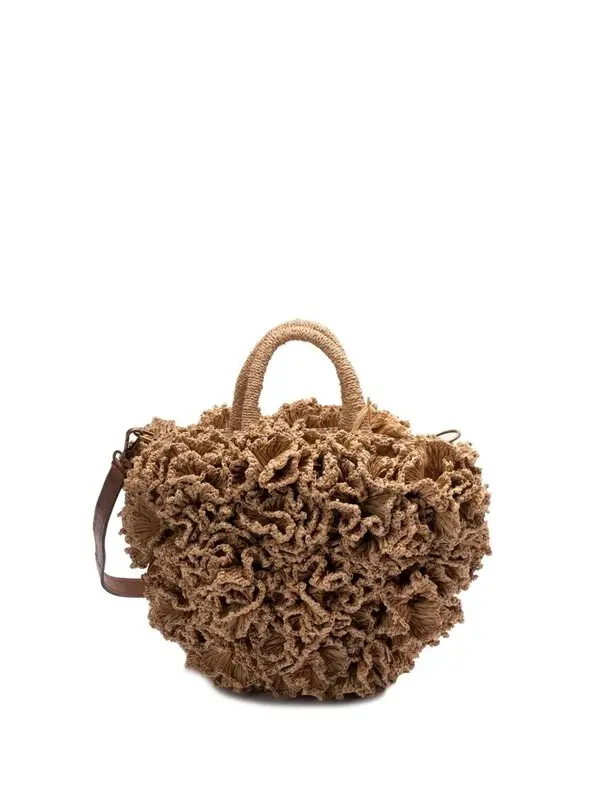 IBELIV Raffia Satchel - Beige