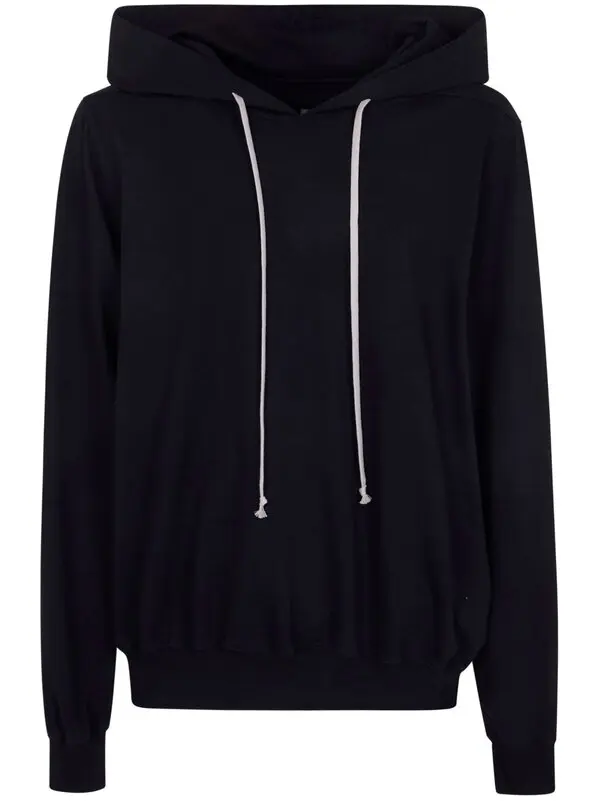 Rick Owens Hoodie T-shirt - Black
