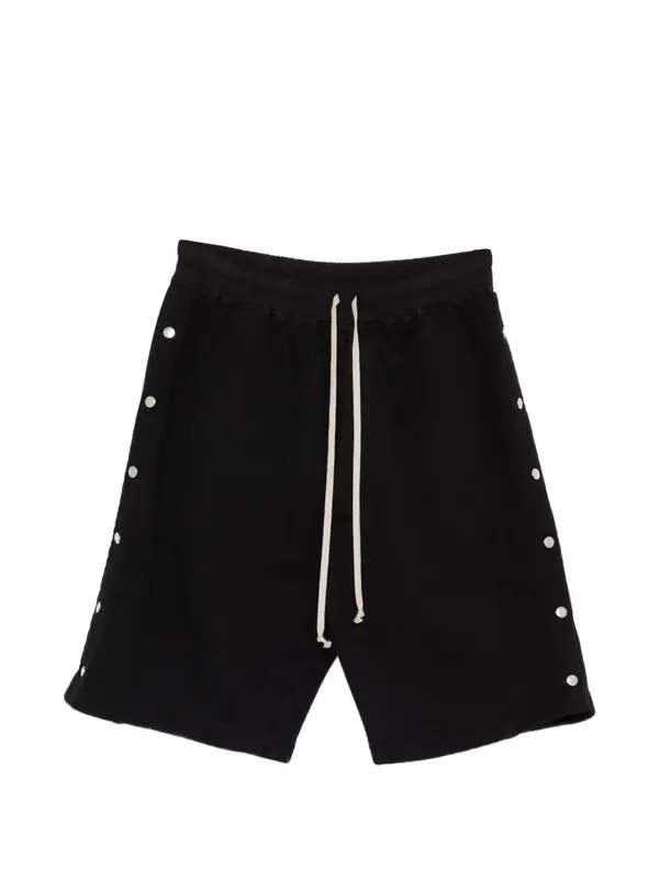 Rick Owens Wide Pusher" Shorts - Black