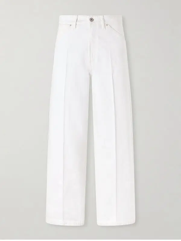 LEMAIRE Wide-leg Jeans - White