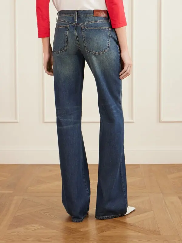 Gucci Horsebit-embellished Wide-leg Jeans