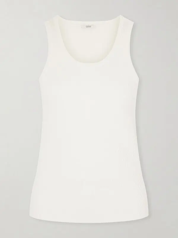 FFORME Camilla Ribbed Cotton Tank Top