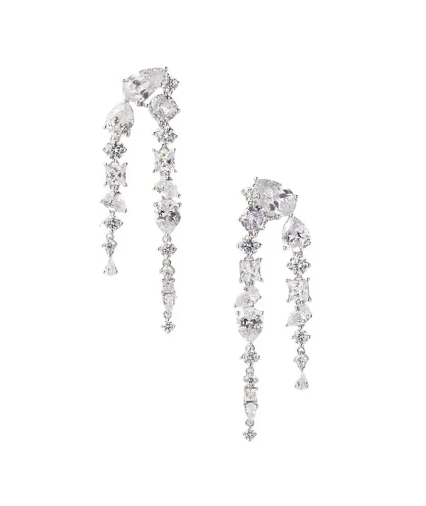 Completedworks Corus Recycled Cubic Zirconia Earrings - Silver