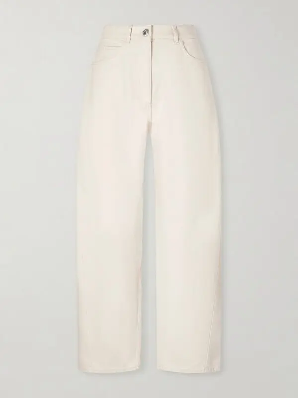 Another Tomorrow High-rise Organic Barrel-leg Jeans