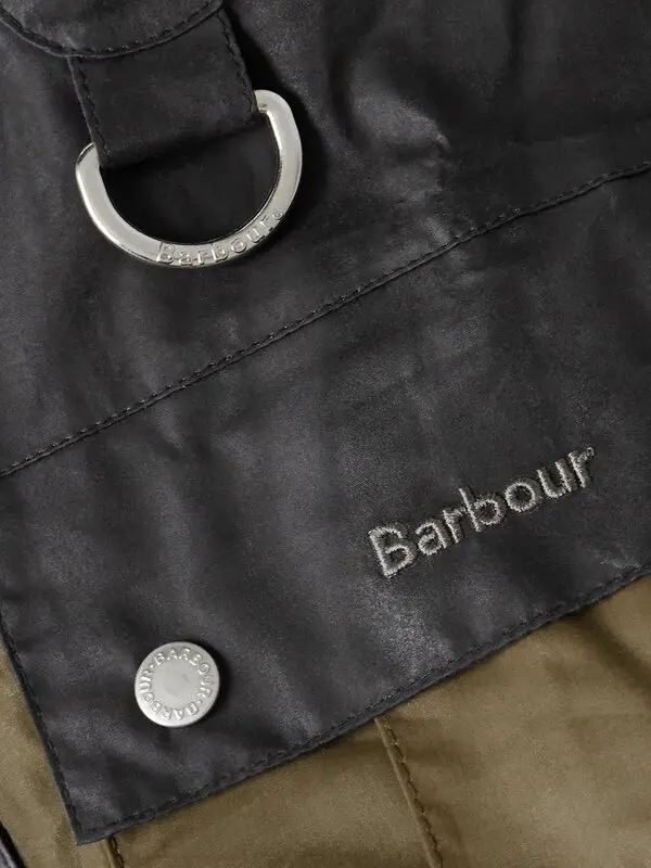 Barbour Liza Hooded Waxed-cotton Jacket - Black