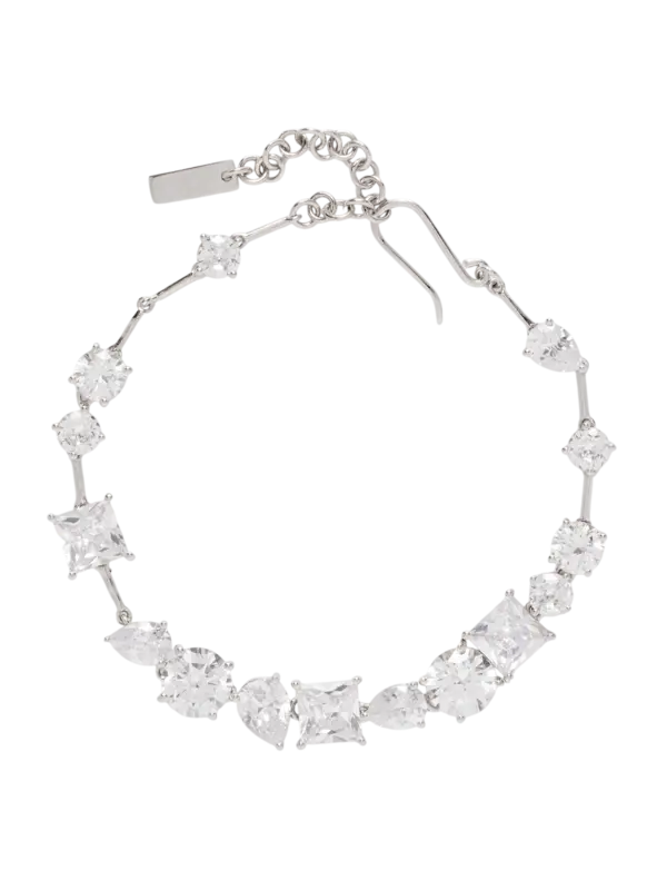 Completedworks Rhodium-plated Cubic Zirconia Bracelet - Silver