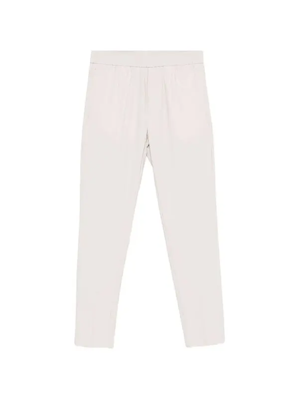 PMDS PREMIUM MOOD DENIM SUPERIOR Trousers With Elasticated Waist - Beige