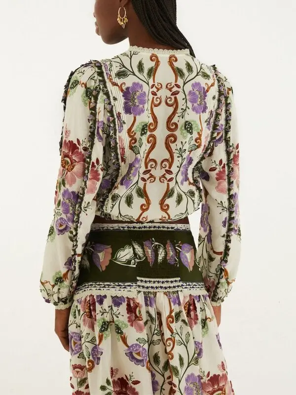 Farm Rio Floral Rococo Shirt - Multi