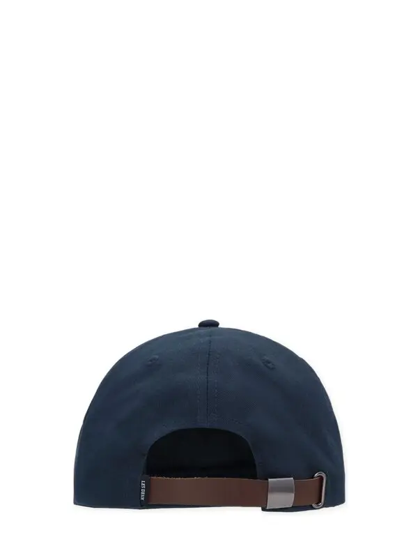 LES DEUX Ivy League Organic Letterman Cap - Blue