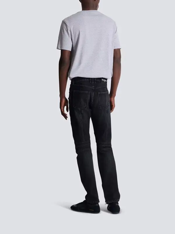 Balmain Cotton Jeans - Black