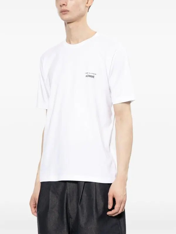 Comme Des Garçons T-shirt With Logo - White