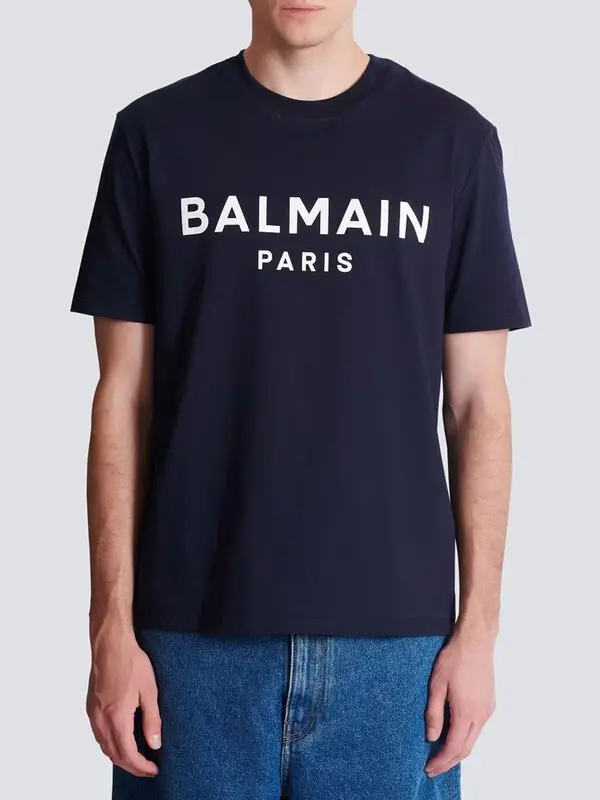 Balmain Cotton T-shirt - Blue