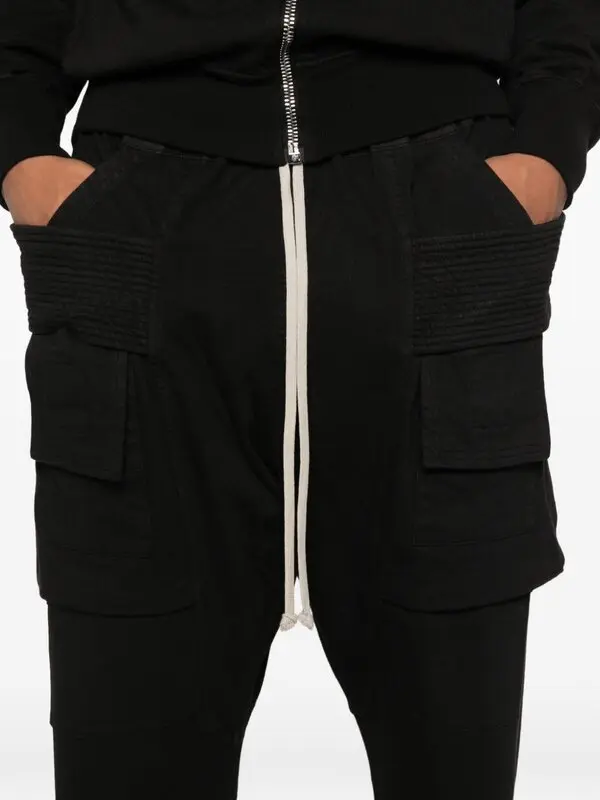 Rick Owens Cotton Trousers - Black