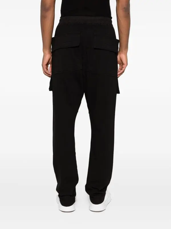 Rick Owens Cotton Trousers - Black
