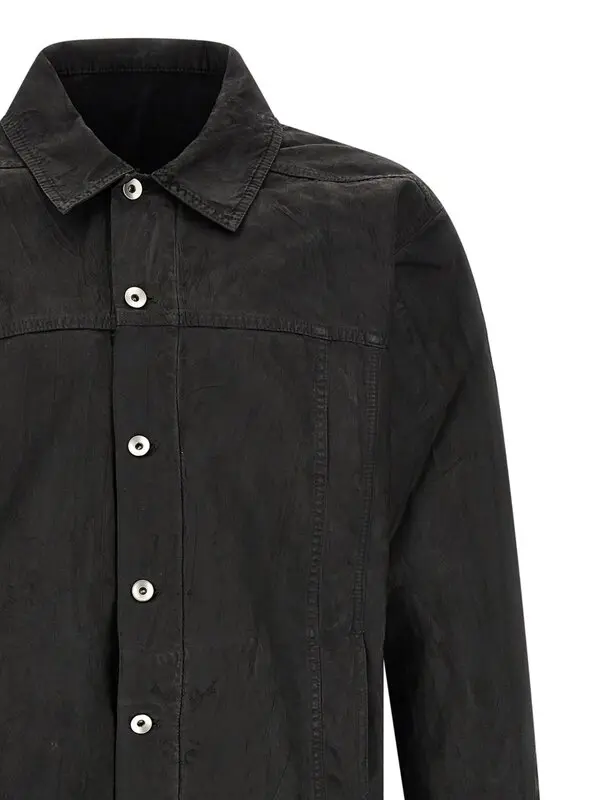 Rick Owens Jumbo Worker Jacket - Black