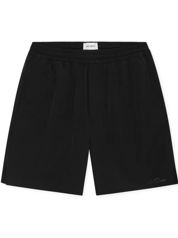LES DEUX Raphael Bermuda Shorts - Black