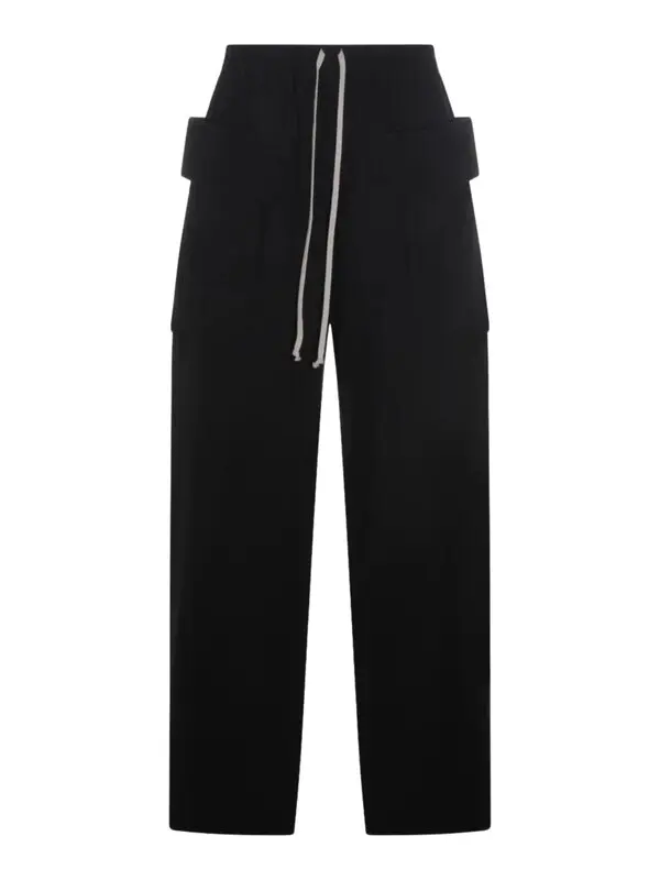 Rick Owens Creatch Cargo Pants - Black