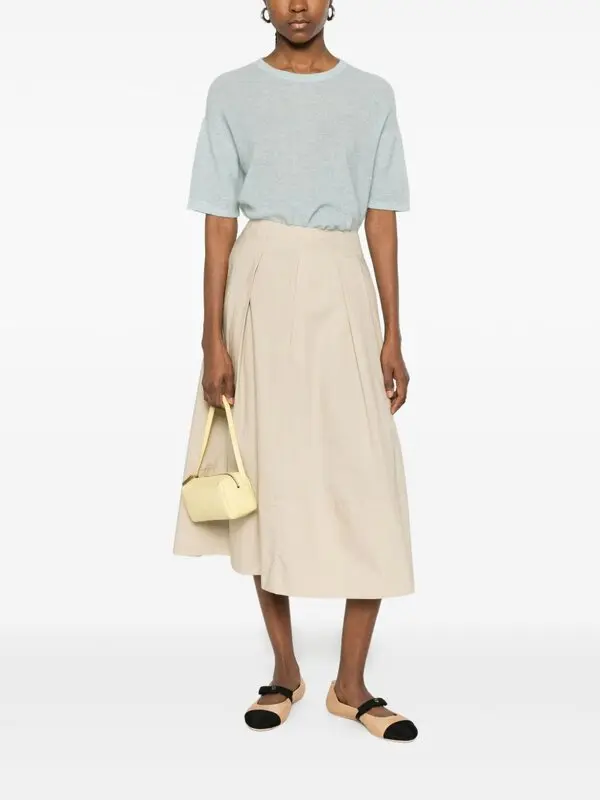Woolrich Cotton Long Skirt - Beige