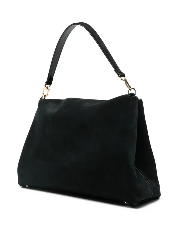 TOTEME T-lock Suede Leather Tote Bag