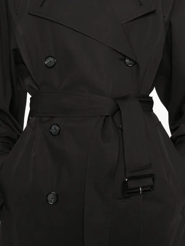 TOTEME Cotton Trench Coat - Black
