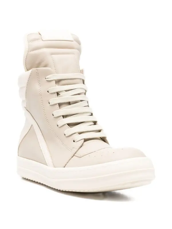 Rick Owens Geobasket Sneakers - Beige
