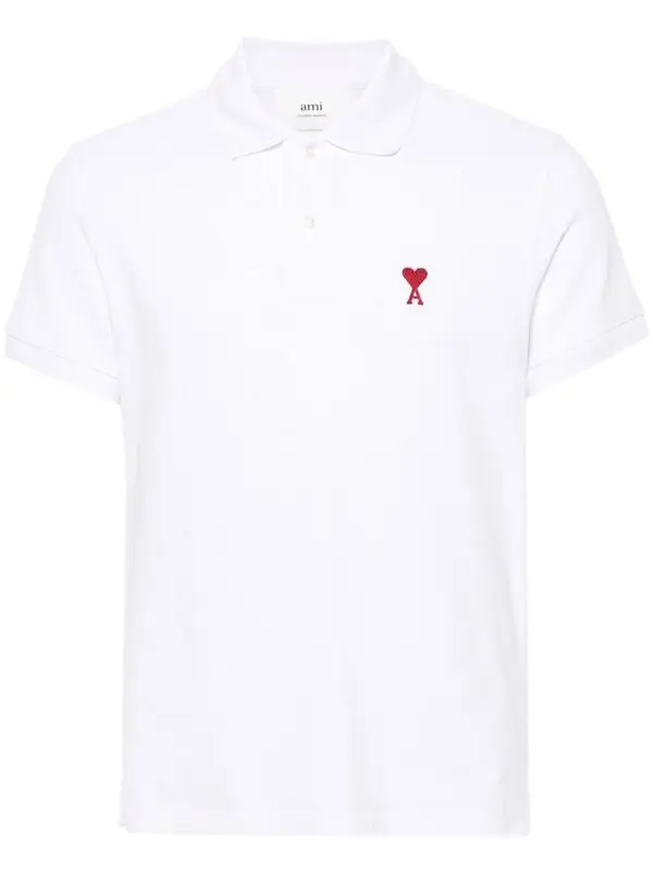Ami De Coeur Cotton Polo Shirt - White