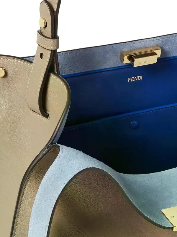 Fendi Large Way Tote Bag - Grey