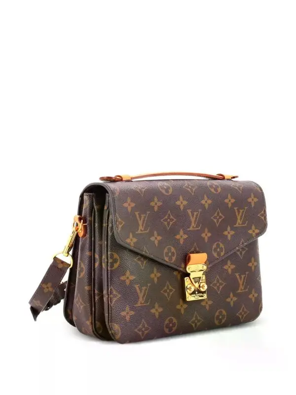 LOUIS VUITTON Pochette Metis Monogram Canvas Crossbody Bag - Brown
