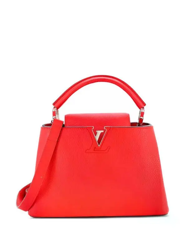 LOUIS VUITTON Capucines Bb Satchel - Red