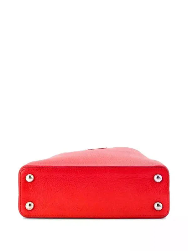 LOUIS VUITTON Capucines Bb Satchel - Red