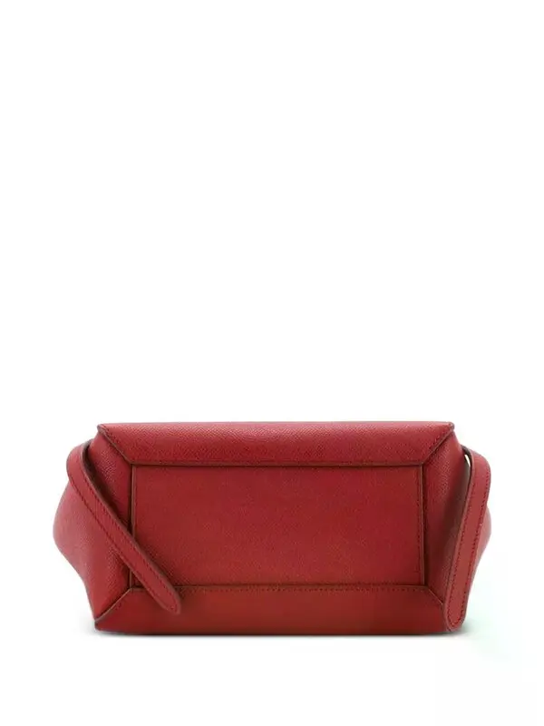 Celine Belt Bag Textured Leather Nano - Red