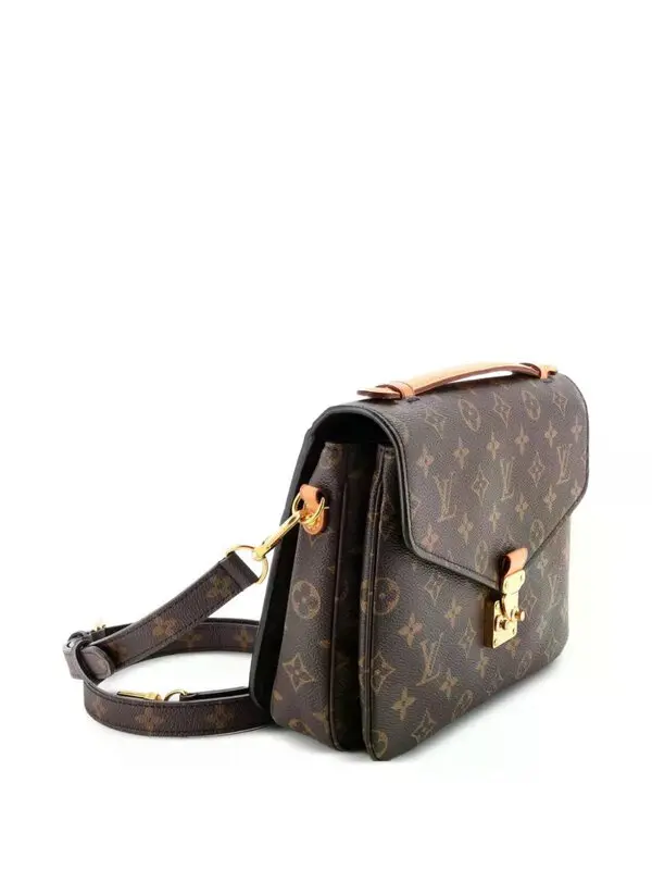 LOUIS VUITTON Pochette Metis Monogram Canvas Crossbody Bag - Brown