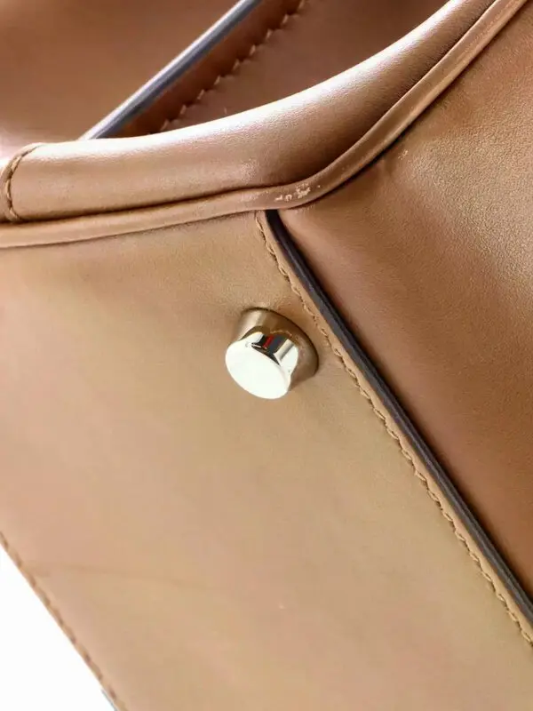 Gucci Zumi Medium Top Handle Satchel - Brown