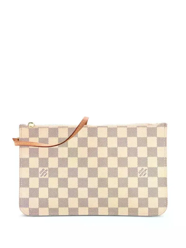 LOUIS VUITTON Neverfull Pochette Damier Large Pouch