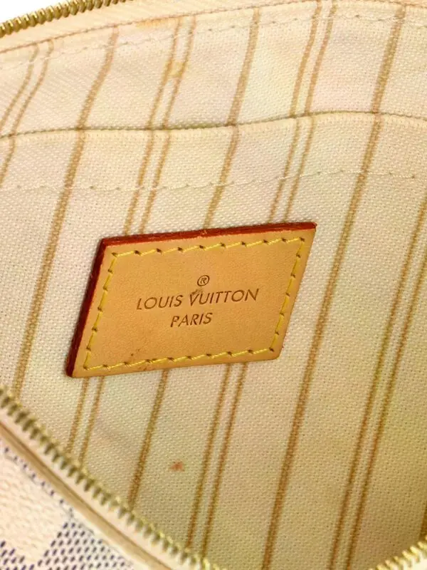 LOUIS VUITTON Neverfull Pochette Damier Large Pouch