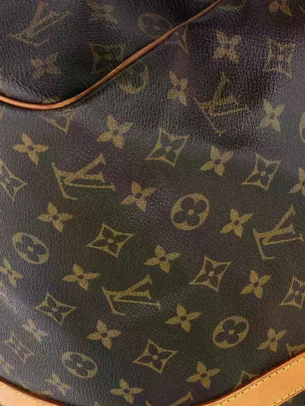 LOUIS VUITTON Keepall Bandouliere 55 Monogram Canvas Travel Bag - Brown