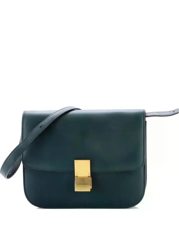 Celine Classic Box Bag Smooth Leather Medium - Green