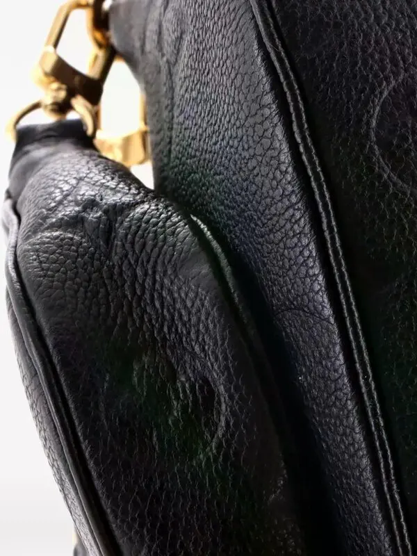 LOUIS VUITTON Multi Pochette Accessoires Monogram Empreinte Giant Crossbody Bag - Black