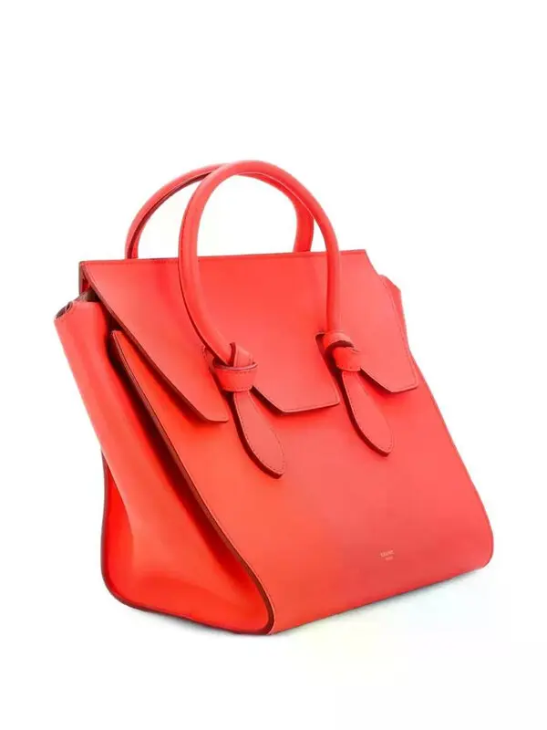 Celine Tie Knot Mini Tote - Red