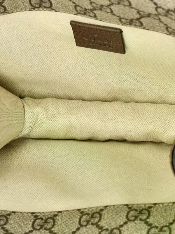 Gucci Neo Vintage Flap Messenger Gg Coated Canvas Small - Brown
